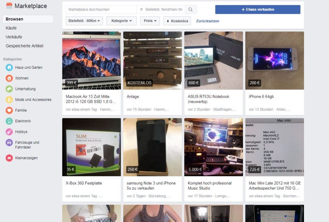 Facebook: Marketplace startet auch in Deutschland - BLASCHKE I MEDIA.